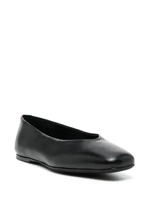 Paul Smith Topanga Leather Ballerina Shoes - Black