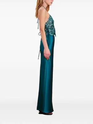 Cult Gaia Chantel Full Length Skirt - Blue