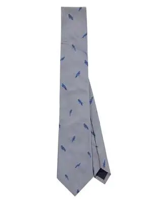 Paul Smith Parrot-pattern Silk Tie