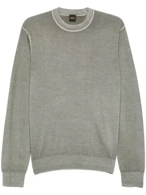 BOSS Embroidered-logo Sweater