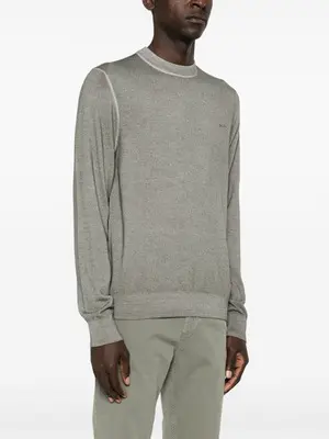 BOSS Embroidered-logo Sweater