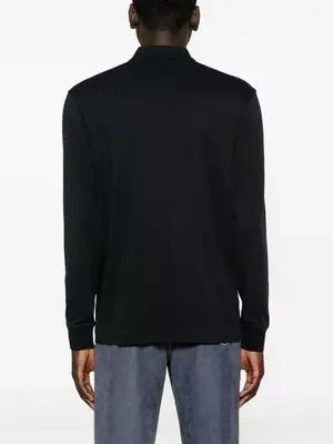 BOSS Long-sleeve Polo Shirt - Blue