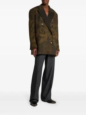 Etro Jacquard Wool Blazer