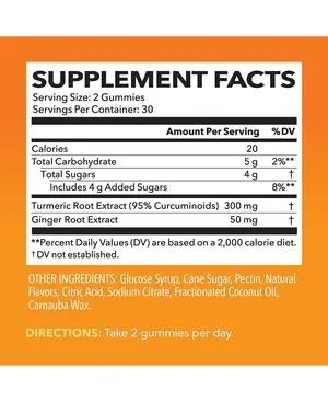 HAVASU NUTRITION Turmeric & Ginger Gummies