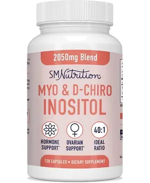 SMNUTRITION Myo-inositol & D-chiro Inositol For Hormone Balance - No Color