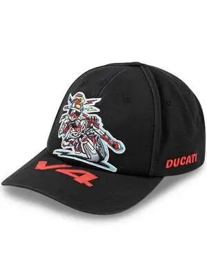 Supreme X Ducati Six-panel Cap - Black
