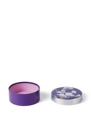 Shanghai Tang Ginger Flower Enamel Box - Purple