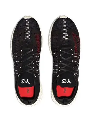 Y3 Runner 4d Halo Sneakers - Black
