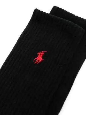 Polo Ralph Lauren Pony-motif Socks - Black
