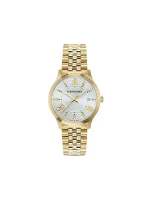 FERRAGAMO Ferragamo Pair Duo 40mm Silver