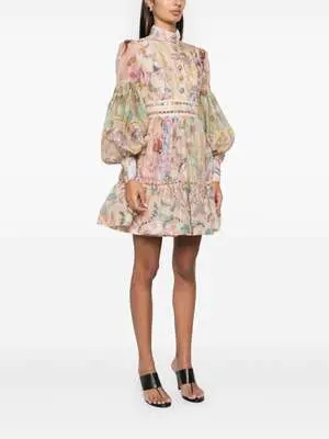 Zimmermann Illustration Mirror Mini Dress