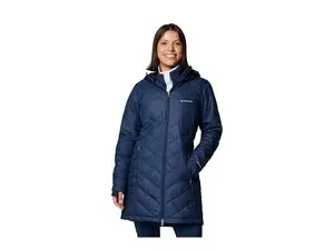Columbia Heavenly Long Hooded Jacket - Navy