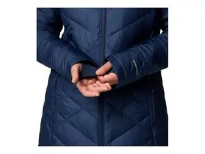Columbia Heavenly Long Hooded Jacket - Navy