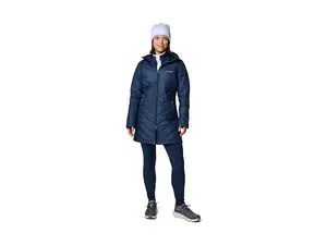 Columbia Heavenly Long Hooded Jacket - Navy