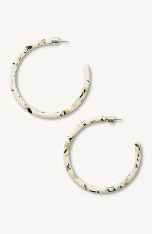 MACHETE Oversized Hoop Earrings Terrazzo