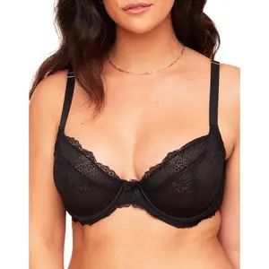 ADORE ME Hannalee Unlined Full Coverage Bra - Black