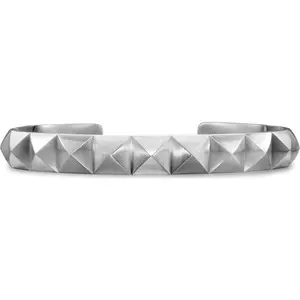 David Yurman Pyramid Open Cuff Bracelet - Sterling Silver