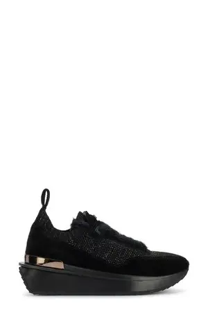 Dkny Aveline Wedge Sneakers - Black