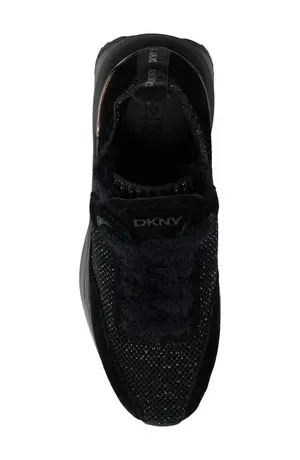 Dkny Aveline Wedge Sneakers - Black