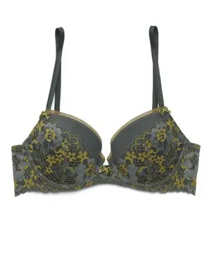 ADORE ME Jana Push Up Demi Bra - Dark Grey