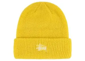 StÜssy Basic Cuff Beanie - Yellow