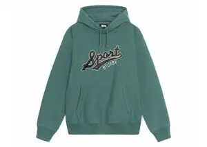 StÜssy Satin Patch Oversized Hoodie