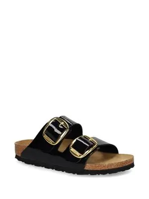 BIRKENSTOCK Arizona Big Buckle Slides - Black