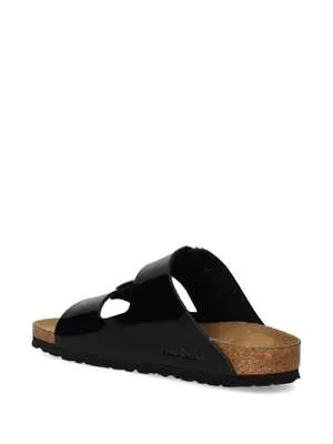 BIRKENSTOCK Arizona Big Buckle Slides - Black