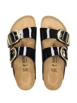 BIRKENSTOCK Arizona Big Buckle Slides - Black