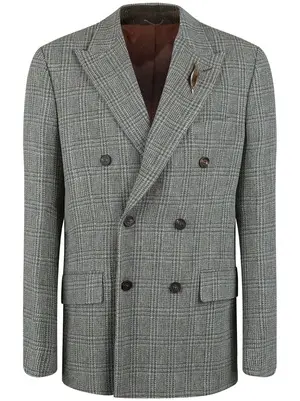 GOLDEN GOOSE Checked Blazer