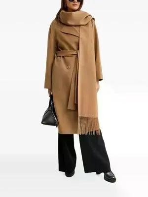 JOSEPH Lepage Mid-length Coat - Brown