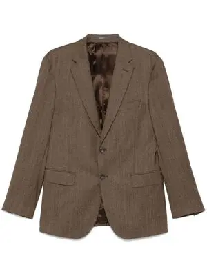 Boggi Milano Herringbone-pattern Blazer
