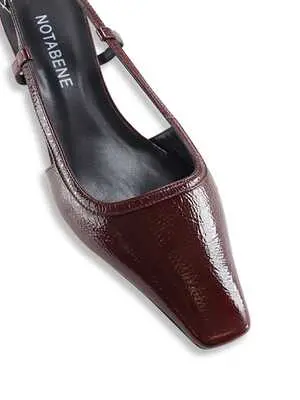 NOTABENE 35mm Elena Slingback Pumps - Red