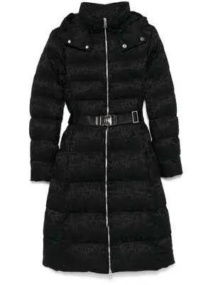 Elisabetta Franchi Monogram Padded Coat