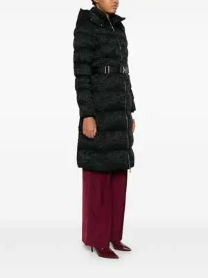 Elisabetta Franchi Monogram Padded Coat