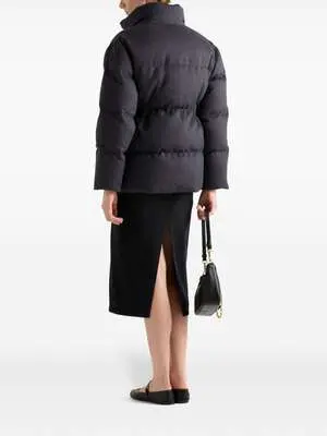 Prada Flannel Down Jacket