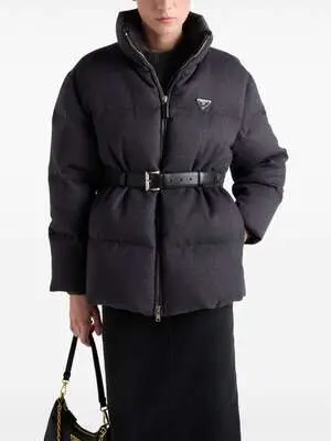 Prada Flannel Down Jacket