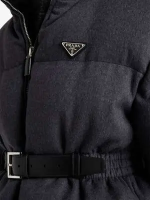 Prada Flannel Down Jacket