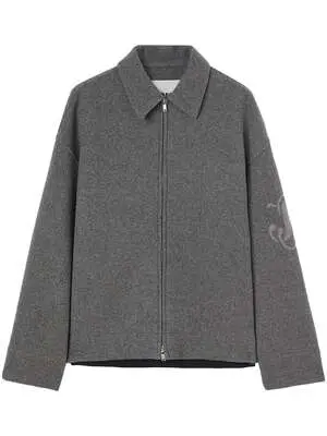 JIL SANDER Zipped Up Wool Jacket