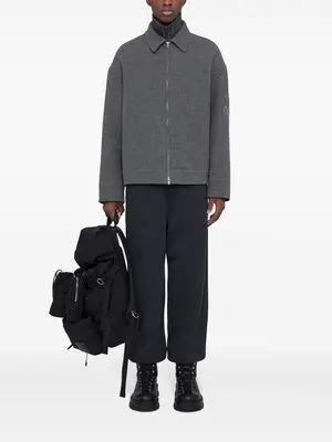 JIL SANDER Zipped Up Wool Jacket