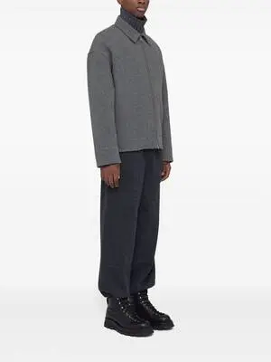 JIL SANDER Zipped Up Wool Jacket
