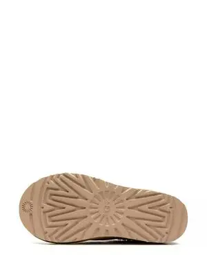 UGG Tasman Suede Slip-on Slippers With Braided Detail - Brown
