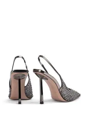 LE SILLA Gilda 80mm Slingback Pumps - Black