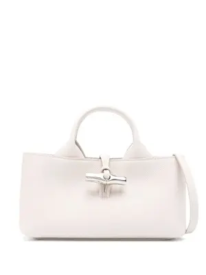 Longchamp Le Roseau Small Leather Tote Bag