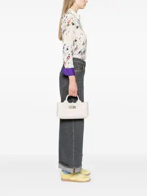 Longchamp Le Roseau Small Leather Tote Bag