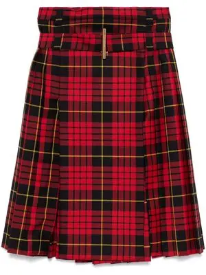 Alexander Mcqueen Black Wash Skirts
