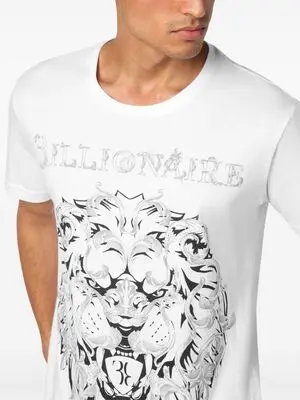 BILLIONAIRE Logo Print T-shirt
