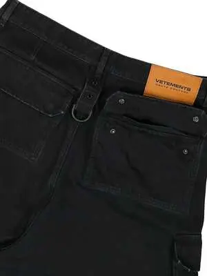 Vetements Multipocket Wide Leg Jeans