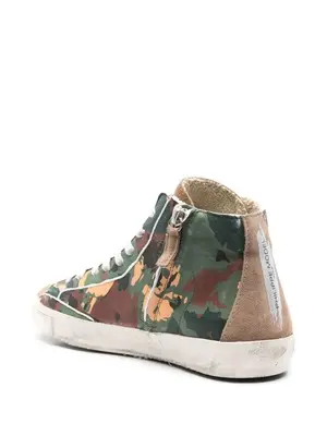 Philippe Model Prsx High-top Sneakers - Green