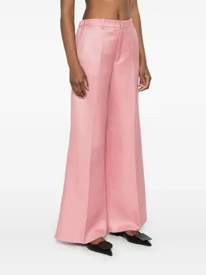 FORTE_FORTE Twill Wide-leg Trousers
